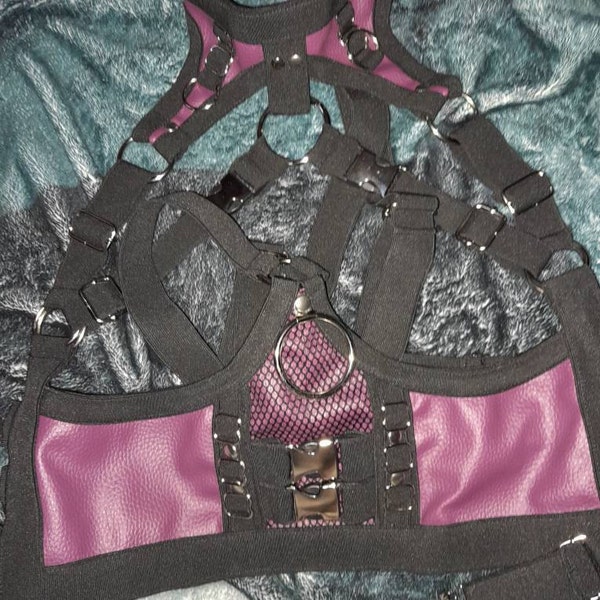 Rib Cage Chain Harness - Etsy