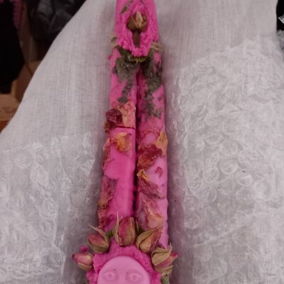 Set Black Herbal Ritual Candles, Protection Candles, Altar Candles ...