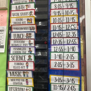 Farmhouse Schedule Cards Bundle 1 Classroom Decor Modern Farmhouse ...