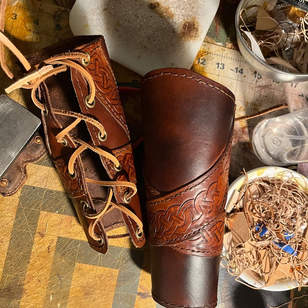 Medieval Arm Guard Leather Pattern PDF - Etsy