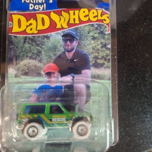 Custom Hotwheel Car Happy Fathers Day Gift Gift Custom Gifts ...