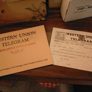 Indiana Jones 1924 Telegram Replica Prop - Etsy