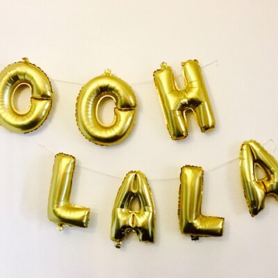 16 Gold Letter Balloons 16 Inch Metallic Gold Foil - Etsy