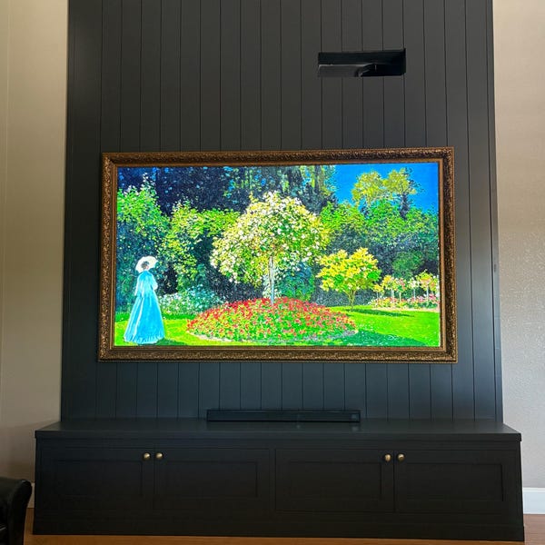 Samsung Frame Tv Bezel, Custom Brand Tv Frame,frame-tv Frames, Handmade ...