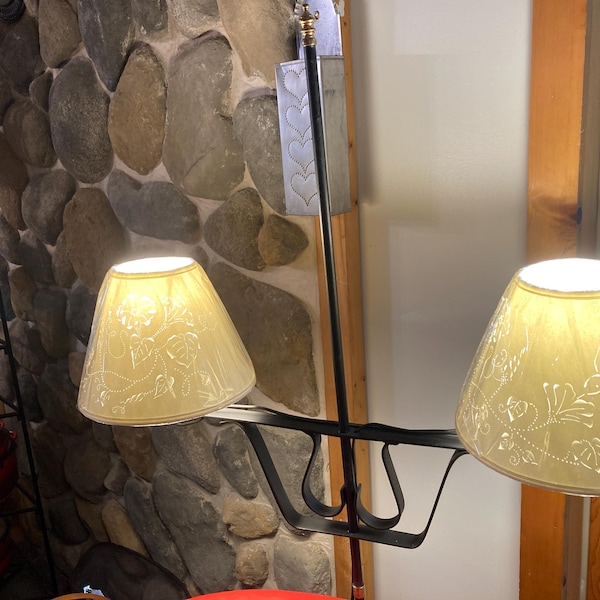 Cut and Pierced Hummingbird Paper Lampshade-hummingbird-bird Lampshade ...