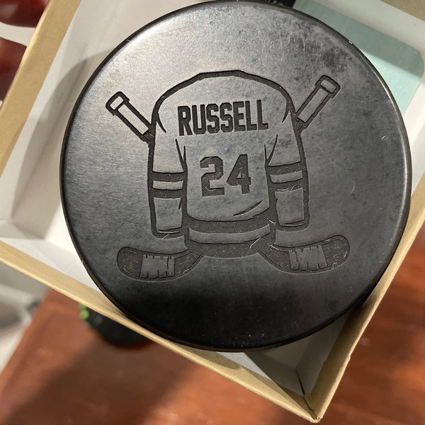 Hockey Puck, Engraved Hockey Puck, Personalized Hockey Gift, Sport ...