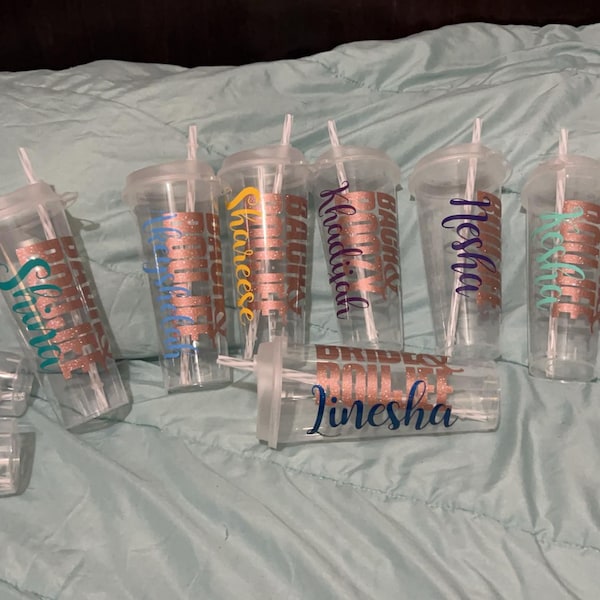 Personalized Party Cups With Lids & Straw: Custom Stadium or Disposable ...