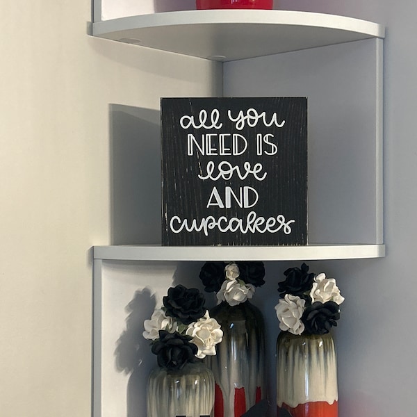 Kitchen Signs, Farmhouse Sign, Block Sign, Shelf Sitter, Tier Tray Sign ...