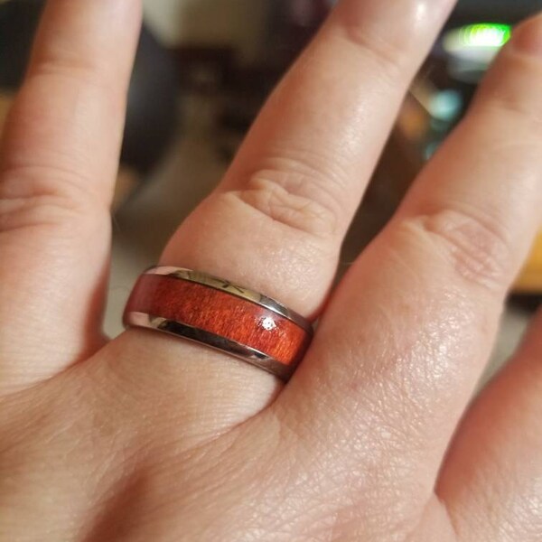 Black Zirconium Retro Rocker Pattern Custom Made Band - Etsy