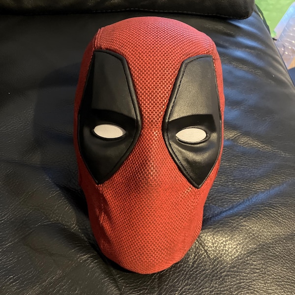 X-force Grey Deadpool Costume Cosplay Mask With Magnetic Eyes - Etsy