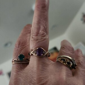 Star Sapphire Ring Sterling Silver 925 Blue Star Sapphire Ring Silver ...