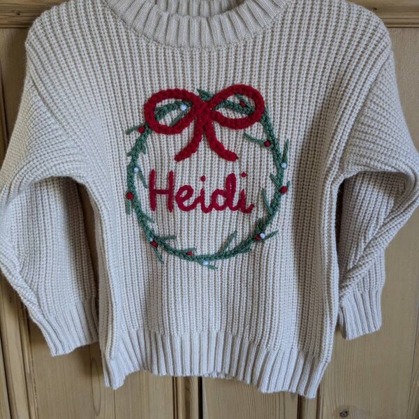 Christmas Personalised Jumper - Etsy