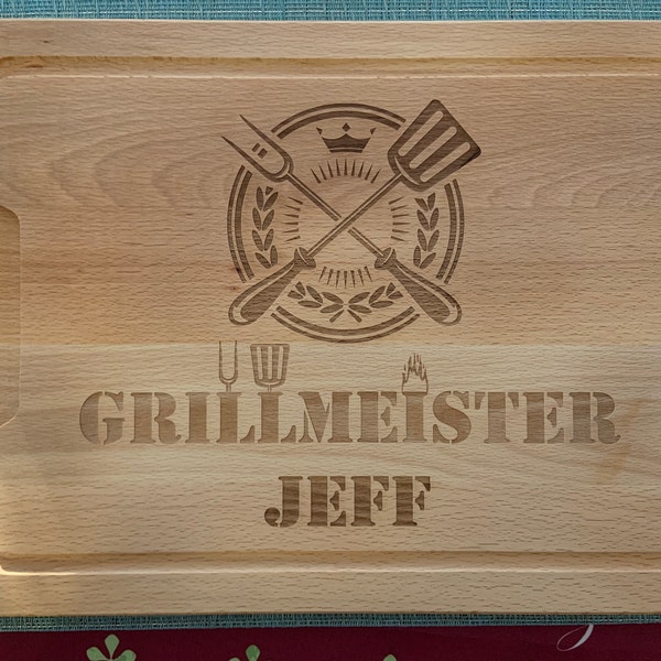 Grill Board With Name Engraving / High Quality Cutting Board for the ...