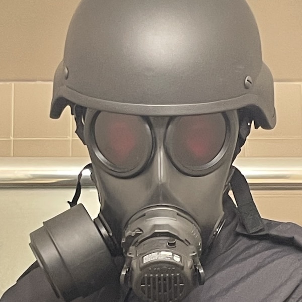 British Avon FM12 S10 Gas Mask + Full Kit / NBC Respirator / SAS ...