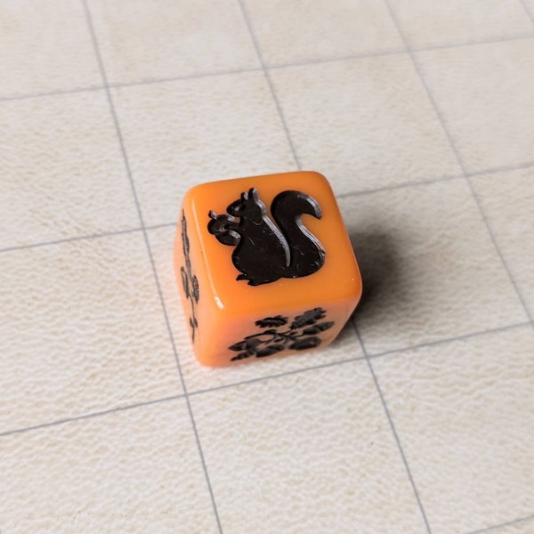 Acorn Dice / Set of 2 / D6 - Squirrel, Fall, Autumn - Etsy