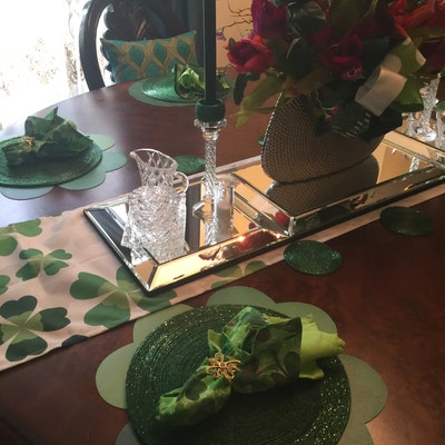 Halloween Hexagon 2 Quilted Double-sided Table Runner - Etsy