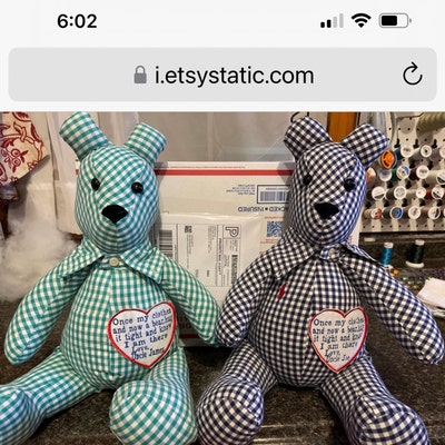 Memory Patches for Bears or Pillows - Etsy