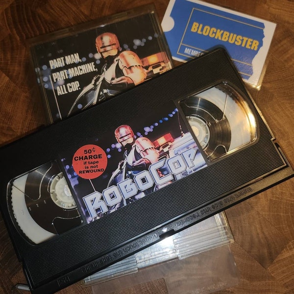Customizable Orange Horror VHS TAPE Lamp Matching Case. You Can Pick ...