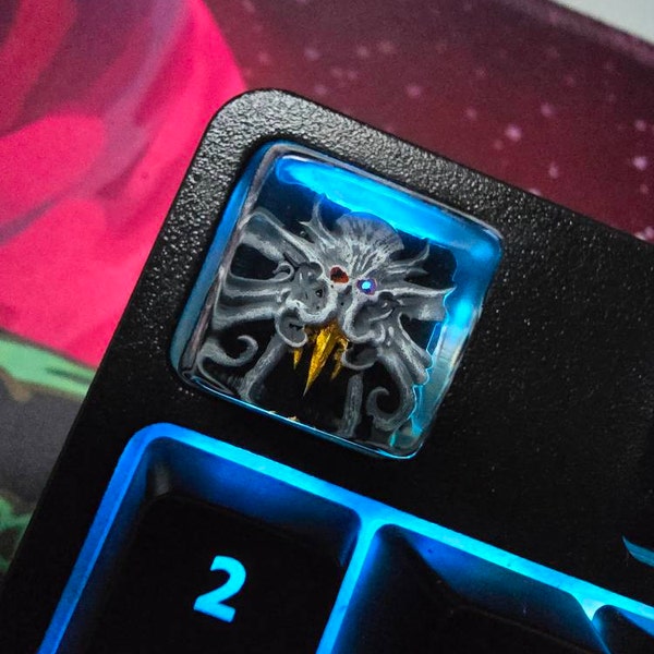 Baldur's Gate 3 Keycap, Baldur's Gate 3 Logo, Gaming Keycap, Artisan ...