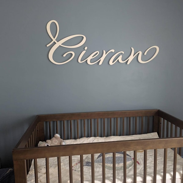 Landon Boy Baby Name Sign for Nursery Decor Custom Wooden Nursery ...