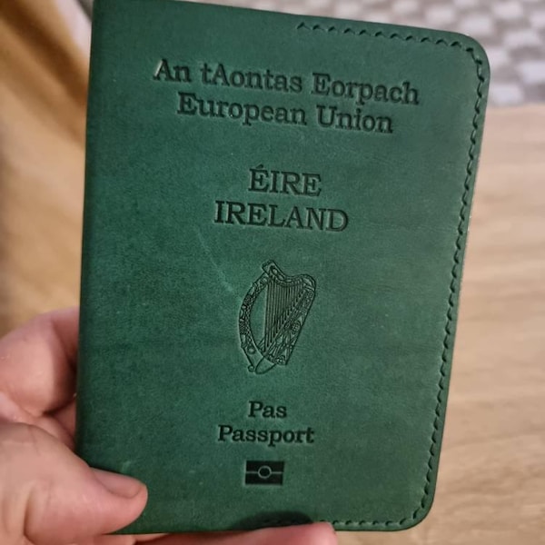 Leather Holder for Spanish Passport, Spain Passport, Gift for Treveler ...