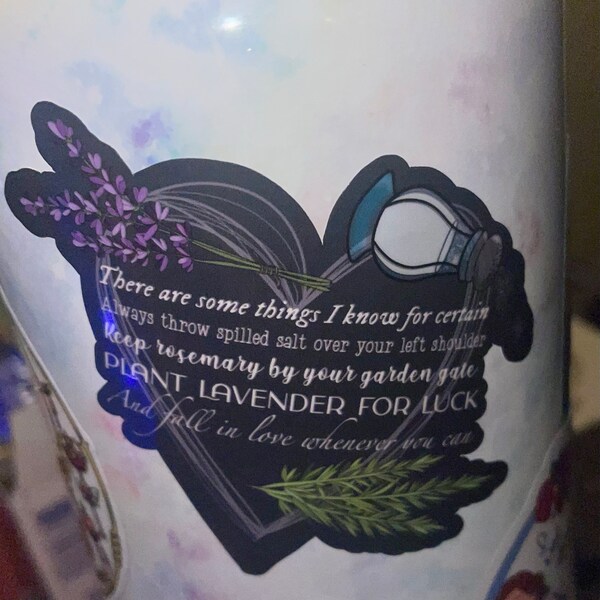 Practical Magic Quote Sticker | Magic Sticker | Practical Magic | Water ...