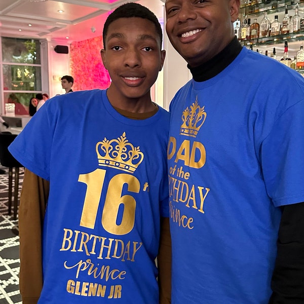 Prince/boy Baby Shower T-shirts/ Prince Family Matching T-shirts ...