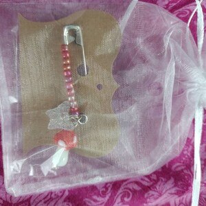 Safety Pin Bag Charms Protection Pins Beaded Charms - Etsy