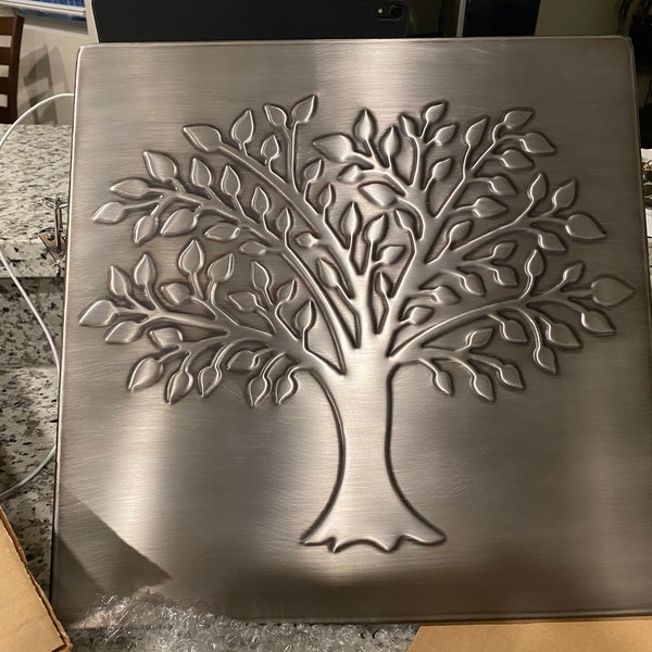 Tree of Life - Handmade 100% Copper, Brass or Stainless Steel Tile - Etsy