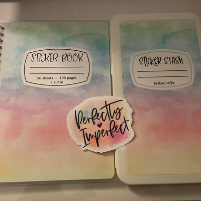 Planner Divider Stickers Label Your Tabs Matte Clear or Matte White ...