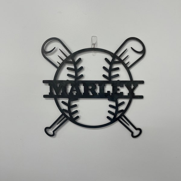 Baseball/softball Monogram Svg/dxf - Bad Dog Metalworks Digital ...