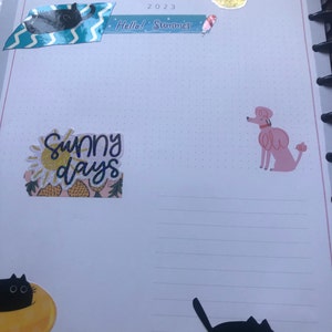 Summer Cat Sticker Bundle / Sticker Pack / Hydroflask Stickers / Vinyl ...