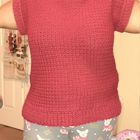 Easy Crochet Pullover Weekend Snuggle Sweater Cosy Slouchy Winter ...