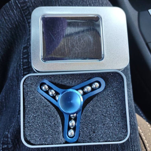 EDC Small Dual Bar Brass Fidget Spinner - Etsy