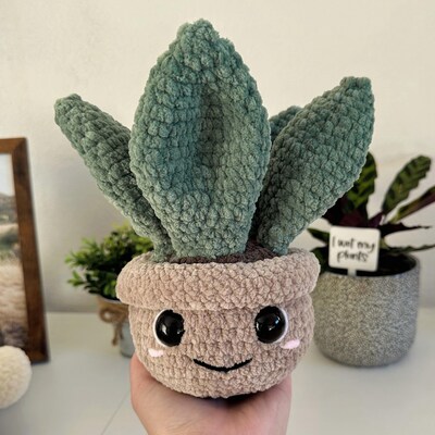 Potted Plant Friend PDF Crochet Pattern crochet Plant, Amigurumi Plant ...