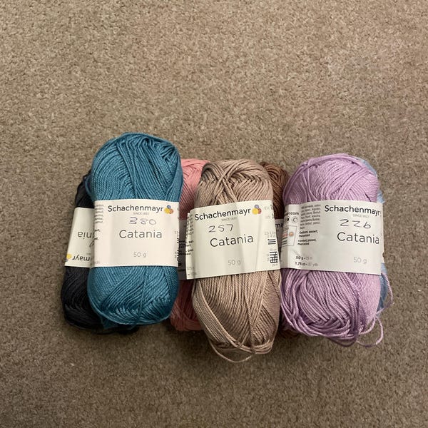 Amigurumi Yarn | Schachenmayr Catania Cotton Yarn Colors 300 -400 ...