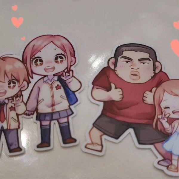 The Dangers of My Heart || Cute Chibi Anime Couple Stickers of Kyotaro ...
