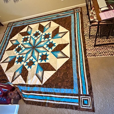 High Tide Quilt Pattern, PDF, Storm at Sea Variation, Tonga Scuba by ...