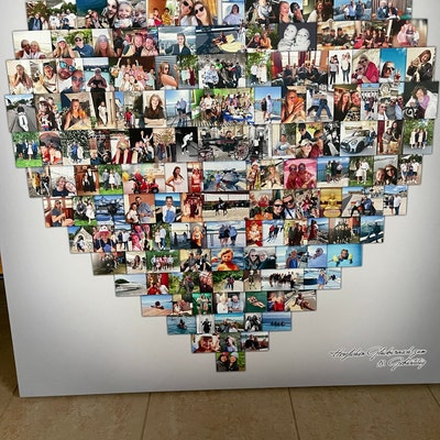 Photo Collage Canvas Print Custom Designed Very Large Extra Large ...
