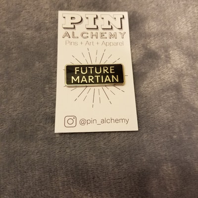 Future Martian Enamel Pin Mars Lapel Pin Space Pin Astronomy Hat Pin - Etsy