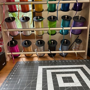 GSS Ribbon Organizer Desk/wall Unit. EZ Load Individual - Etsy