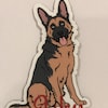 Custom German Shepherd Vinyl Stickers & Magnets, Gift for German ...