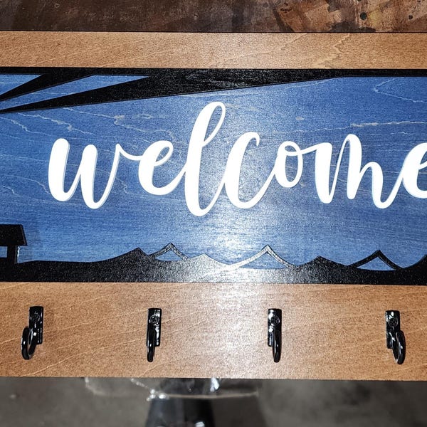 Decorative Key Holders Bundle - 14 Designs - Glowforge and Lightburn ...