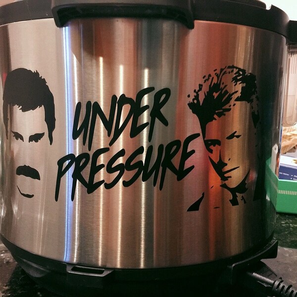 Instant Pot Decal, Under Pressure, Appliances, Auto, Window, Laptop ...