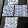 Azulejos Portugal, Tile, Coasters Set, Inspired in the Portuguese Blue ...
