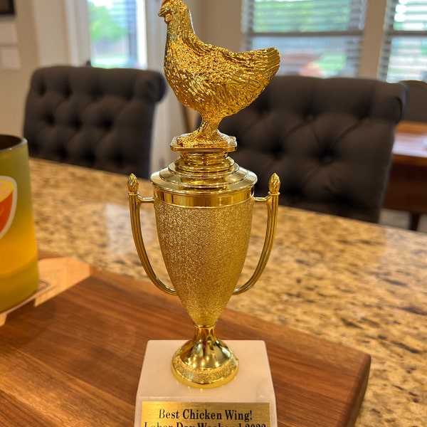 Rustic BBQ Trophy,grand Champion,1st Place Bbq,people's Choice Winner ...