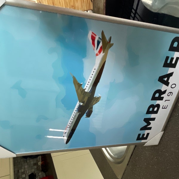 Dash8 Q400 Airline Poster Print, Aviation Art, Aircraft Wall Art, Pilot ...