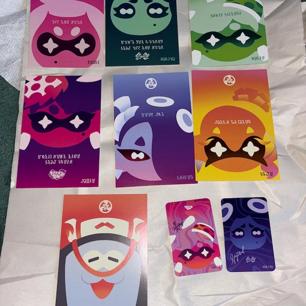 Splatoon Hotlantis WV3 Posters Harmony Paruko Tartar Dedf1sh Octoling ...