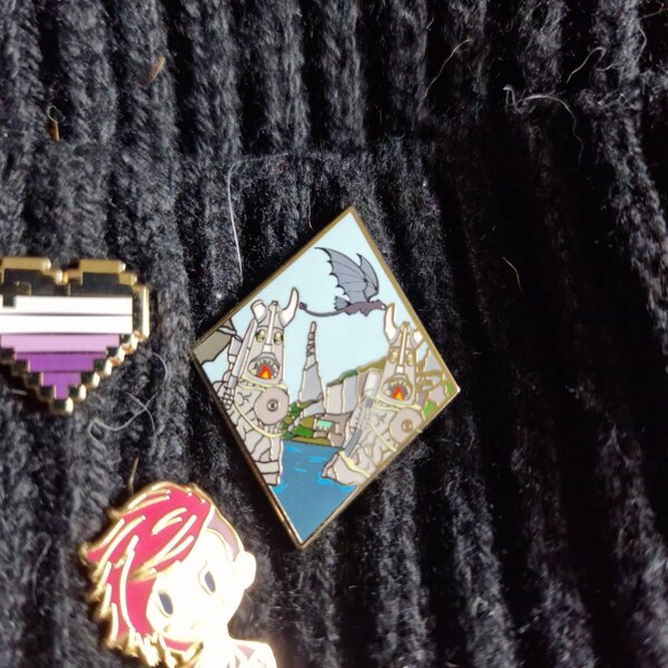 Berk Enamel Pin: HTTYD, Toothless, Hiccup, Fantasy Fan Art Lapel Pin - Etsy