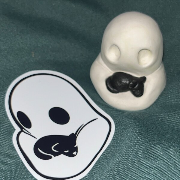 MYSTERY Box - Ghost - Blind Box & Sticker | Cute Art Collectables Décor ...
